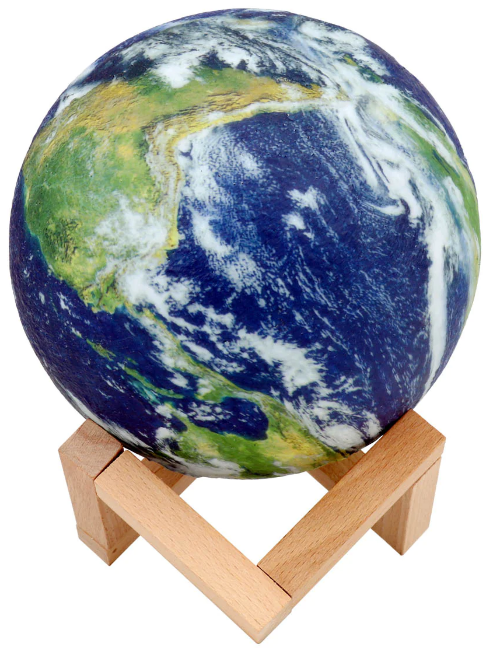 Earth Globe lamp 10" - Shop Online at WorldOfMaps.com