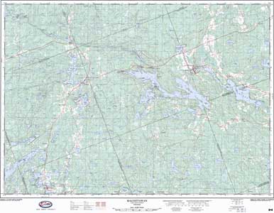 031E12-P PLASTIC Magnetawan 1:50,000 - Shop Online at WorldOfMaps.com