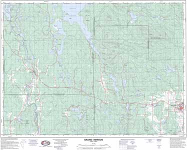 031J12 Grand-Remous 1:50,000 - Shop Online at WorldOfMaps.com