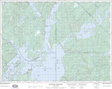 031J13 Resevoir Baskatong 1:50,000 - Shop Online at WorldOfMaps.com