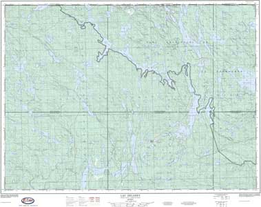 031k15 Lac Delahey 1:50,000 - Shop Online at WorldOfMaps.com