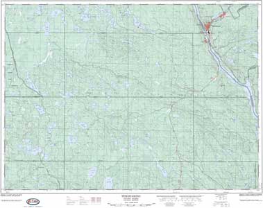 031L11 Temiscaming 1:50,000 - Shop Online at WorldOfMaps.com