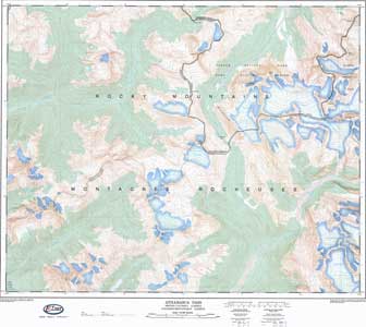 083D08 Athabasca Pass 1:50,000 - Shop Online at WorldOfMaps.com