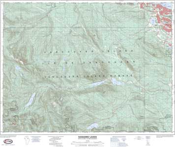 092F01 Nanaimo Lakes 1:50,000 - Shop Online at WorldOfMaps.com