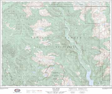 092G10 Pitt River 1:50,000 Topo - Shop Online at WorldOfMaps.com