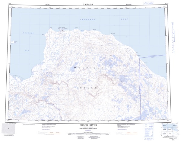 097D Brock River 1:250,000 - Shop Online at WorldOfMaps.com