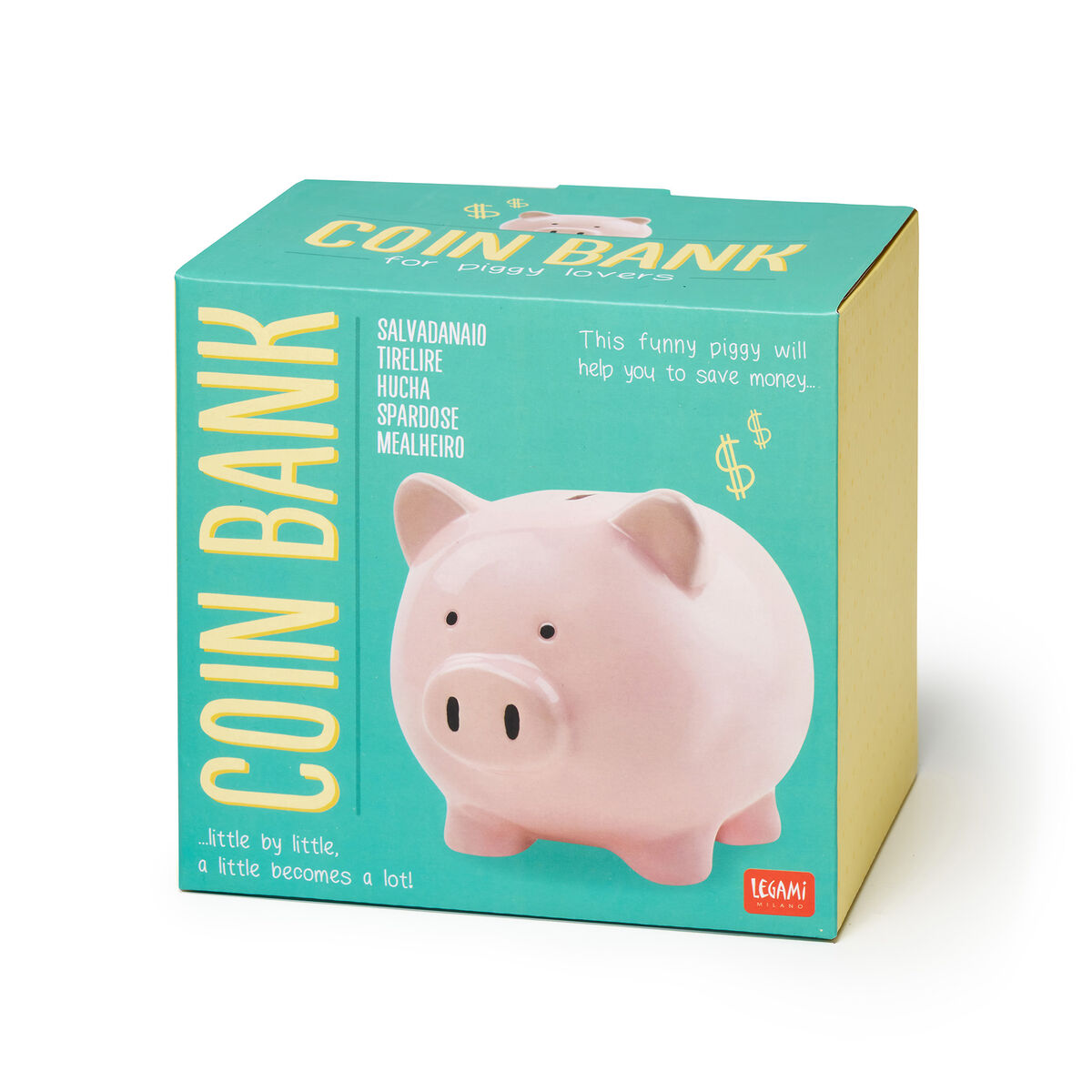 Legami Ceramic Piggy Bank - LAGAMI COIN BANK CERAMIC PIG - Shop Online ...