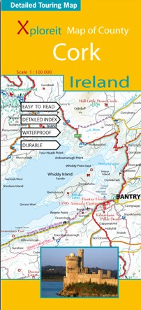 Cork County Ireland Xploreit Map - Shop Online at WorldOfMaps.com