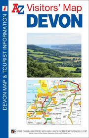 Devon Visitors Map A-Z - Shop Online at WorldOfMaps.com