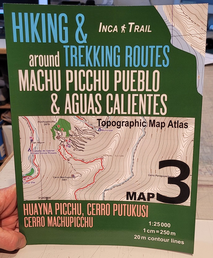 INCA TRAIL MAP 3 HIKING & TREKKING ROUTE - Shop Online at WorldOfMaps.com