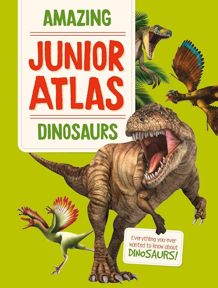 AMAZING JUNIOR ATLAS - DINOSAURS - Shop Online at WorldOfMaps.com