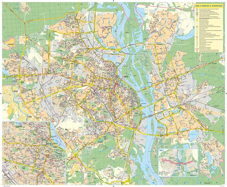 Kyiv Tourist map Latynka - Kyiv Tourist map Latynka - Shop Online at ...