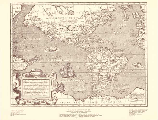North and South America, 1600 - Shop Online at WorldOfMaps.com