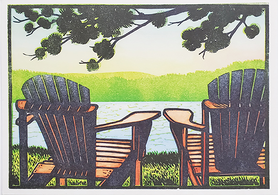 Retirement 2 Adirondack chairs Card - You retired! Sit Back & Enjoy The ...