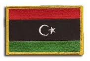 Libya Flag Patch 1.5" x 2.5" - Shop Online at WorldOfMaps.com