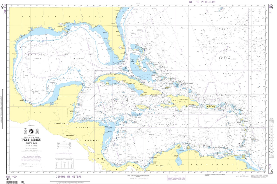 West Indies NGA Chart 400 - West Indies NGA Chart 400 - Shop Online at ...