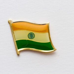 India Flag Lapel Pin 3/4"x 1/2" - India Lapel Flag Pin 3/4"x 1/2 ...