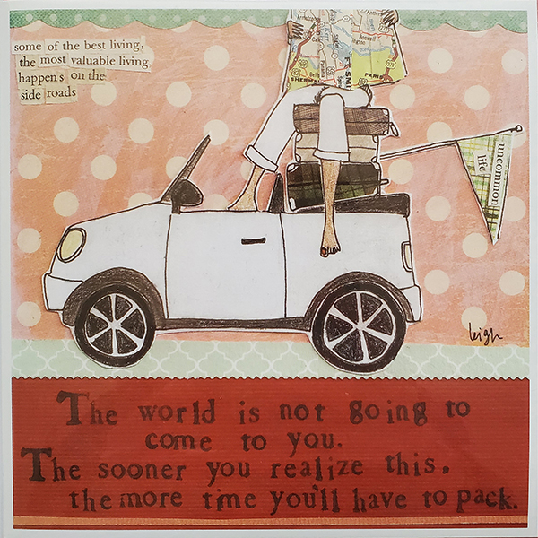 TIME TO PACK Card - (blank inside) - Shop Online at WorldOfMaps.com