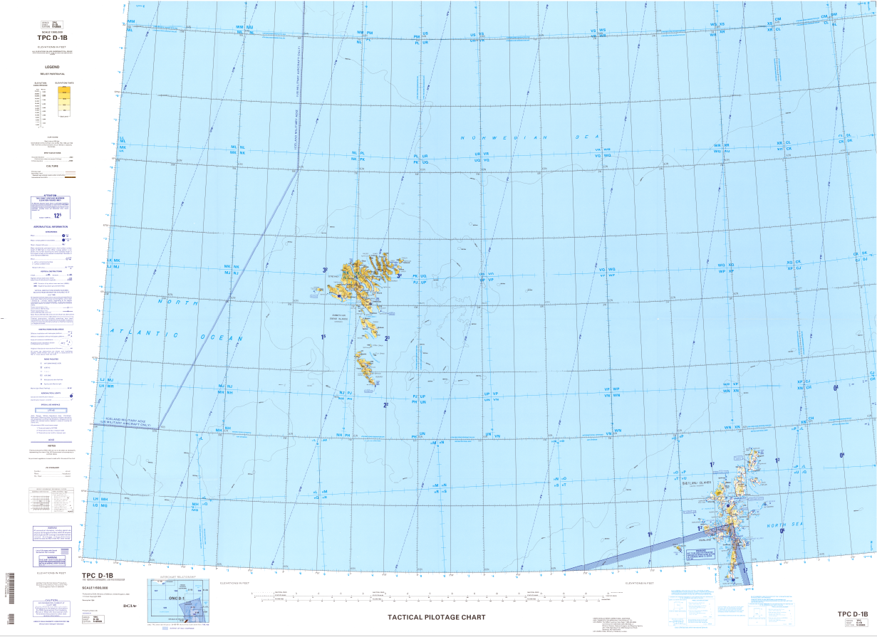 TPC D01-B 1:500,000 Aeronautical - Shop Online at WorldOfMaps.com