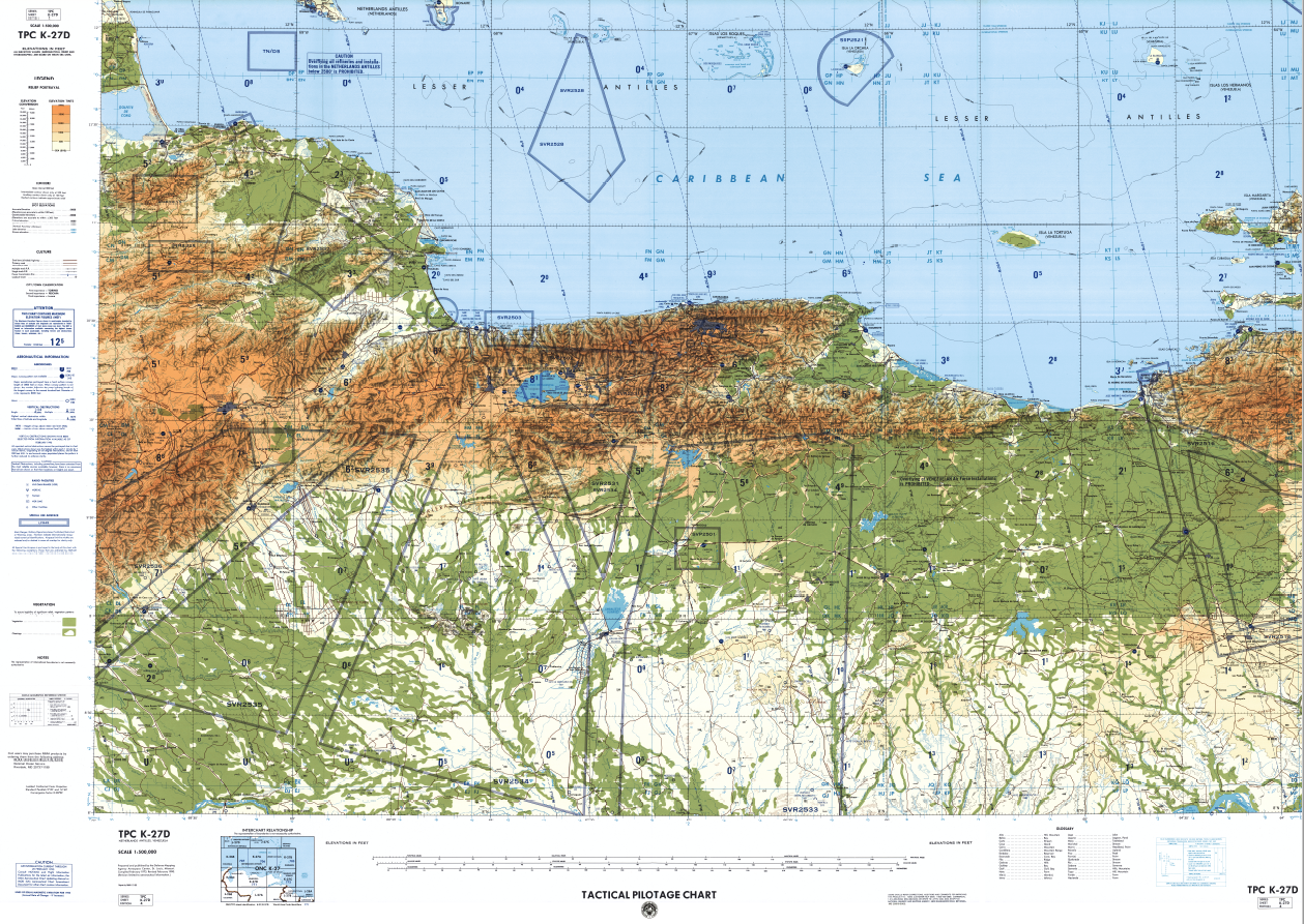 TPC K27-D 1:500 000 Aeronautical Chart - Shop Online at WorldOfMaps.com