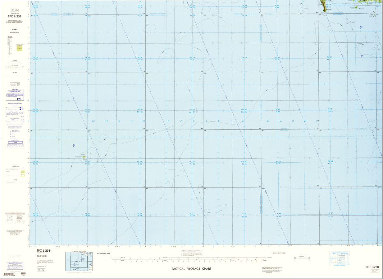 TPC L25-B 1:500 000 Aeronautical Chart - Shop Online at WorldOfMaps.com