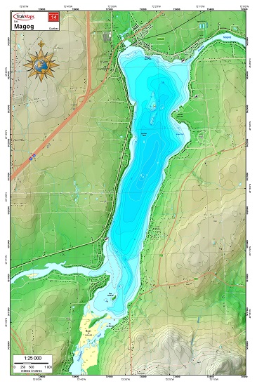Magog #014 - Shop Online at WorldOfMaps.com