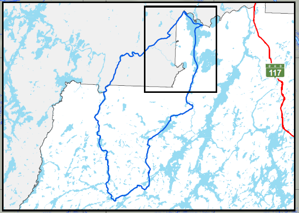 Circuit #73 Lac Granet-Outaouais 4 maps - Set of maps covers the full ...